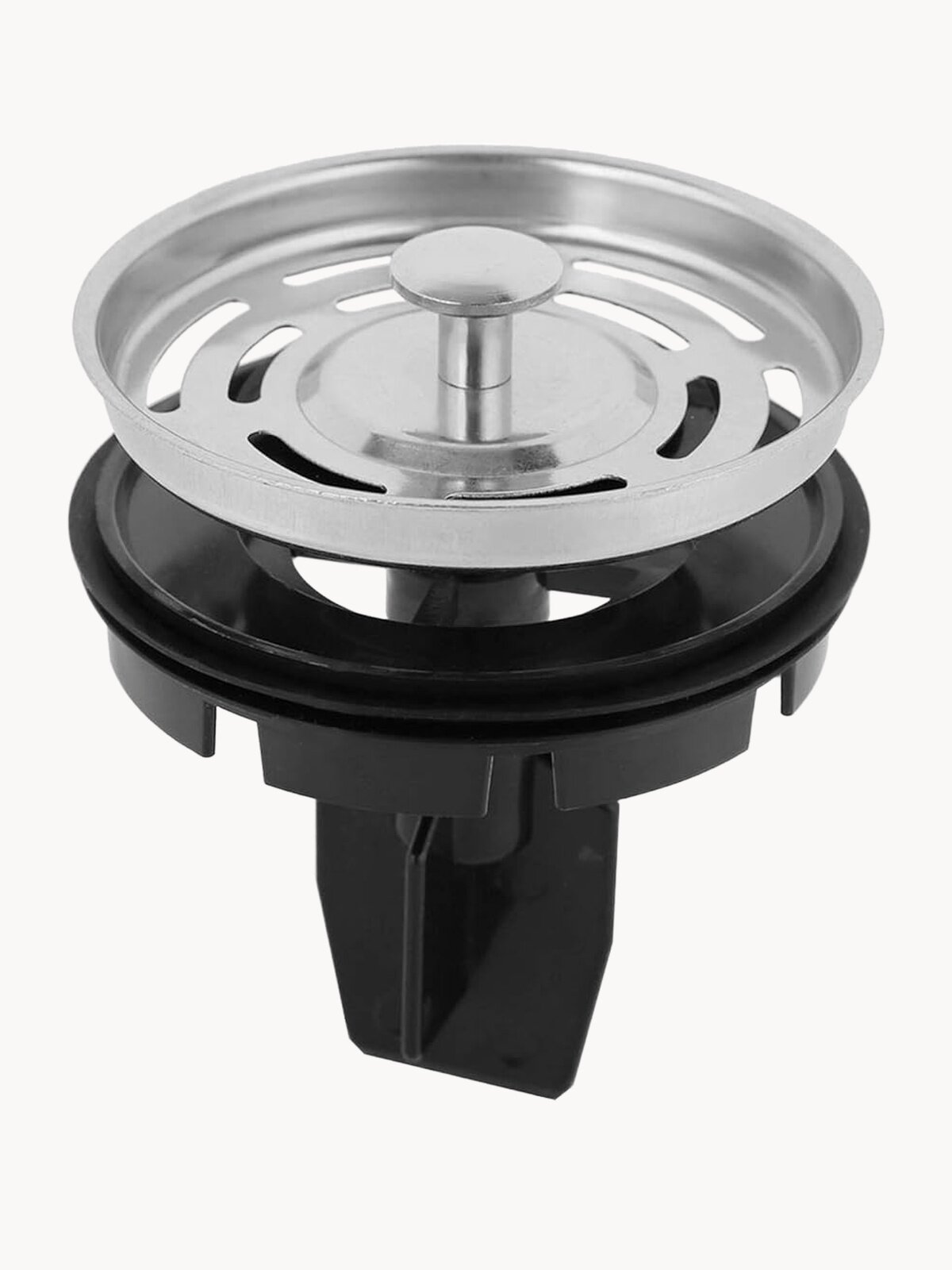 Универсальная крышка-проталкиватель 86 мм с металлическим рассекателем , для измельчителя пищевых отходов 86мм