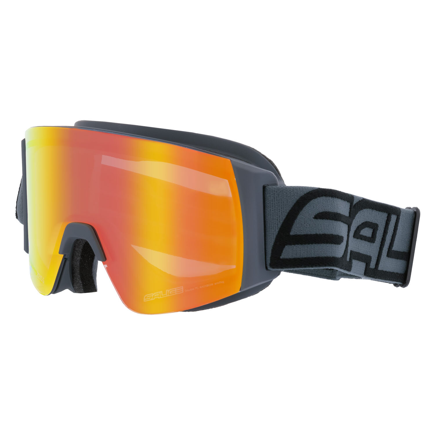 Маска горнолыжная Salice 105DARWF Charcoal/Darw Clear S1