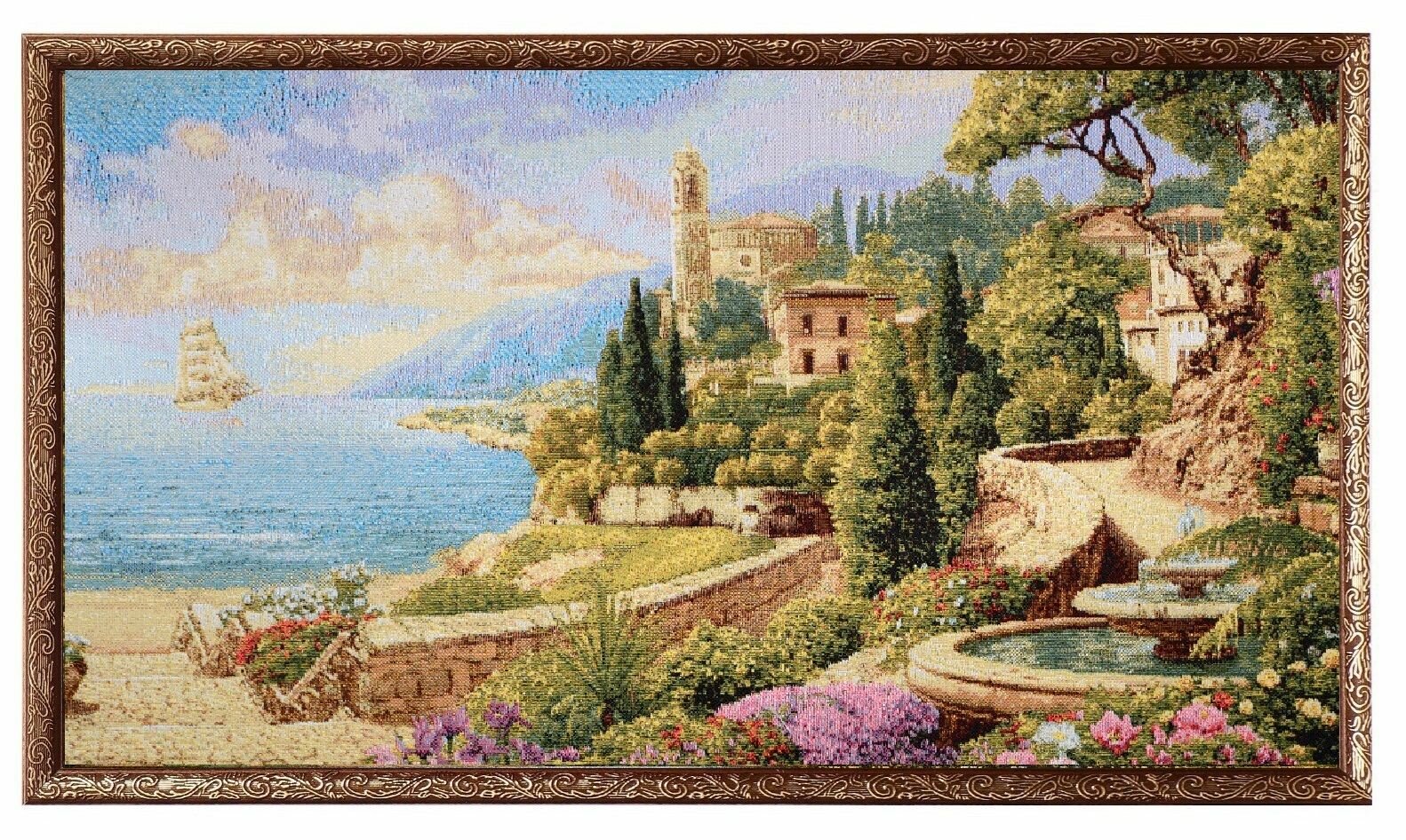 Гобеленовая картина "Выход к морю" 65х35