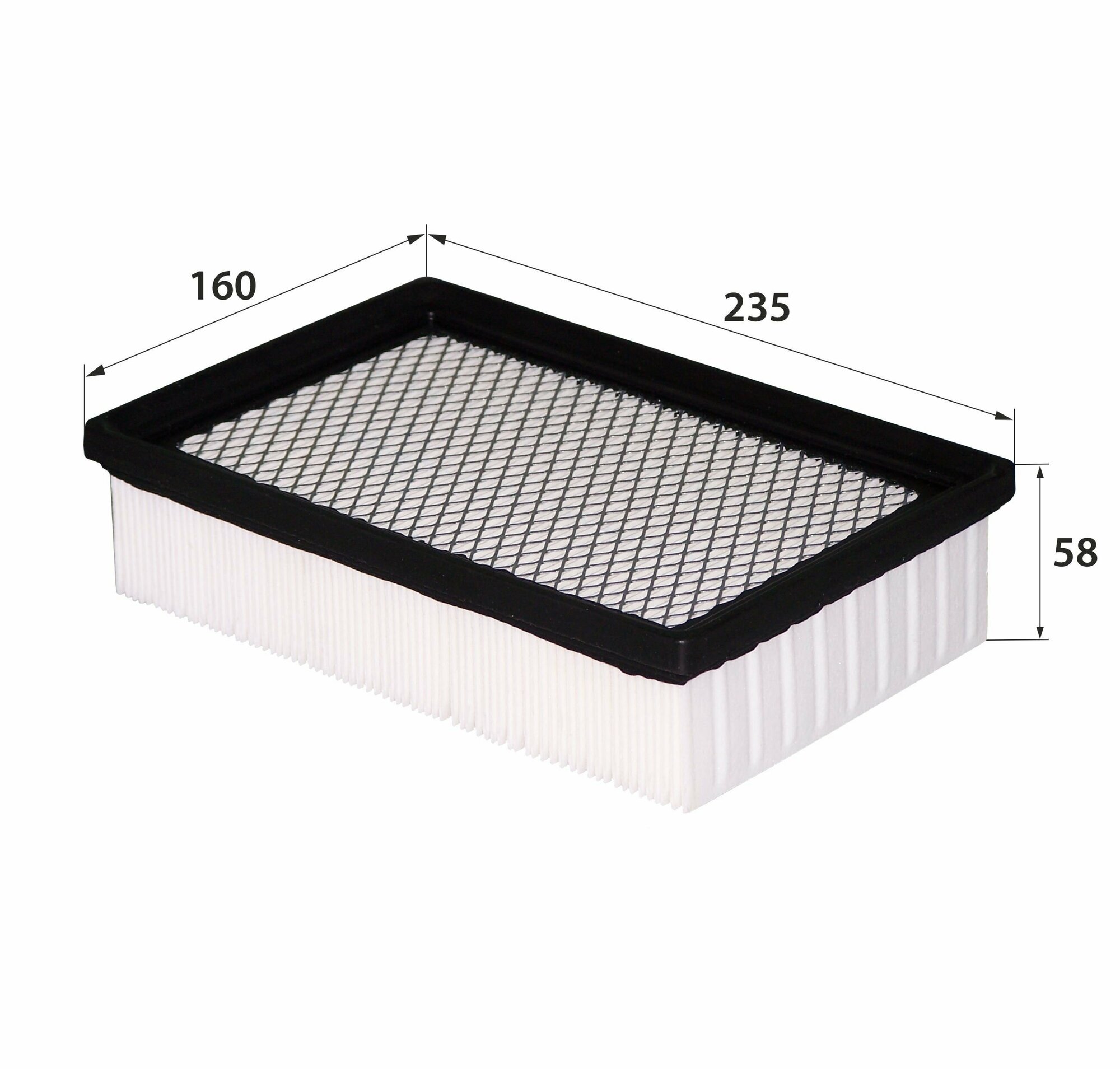 Фильтр воздушный RB-exide A-1016E OPEL Mokka CHEVROLET Tracker III, Trax I BUICK Encore (08 34 762)