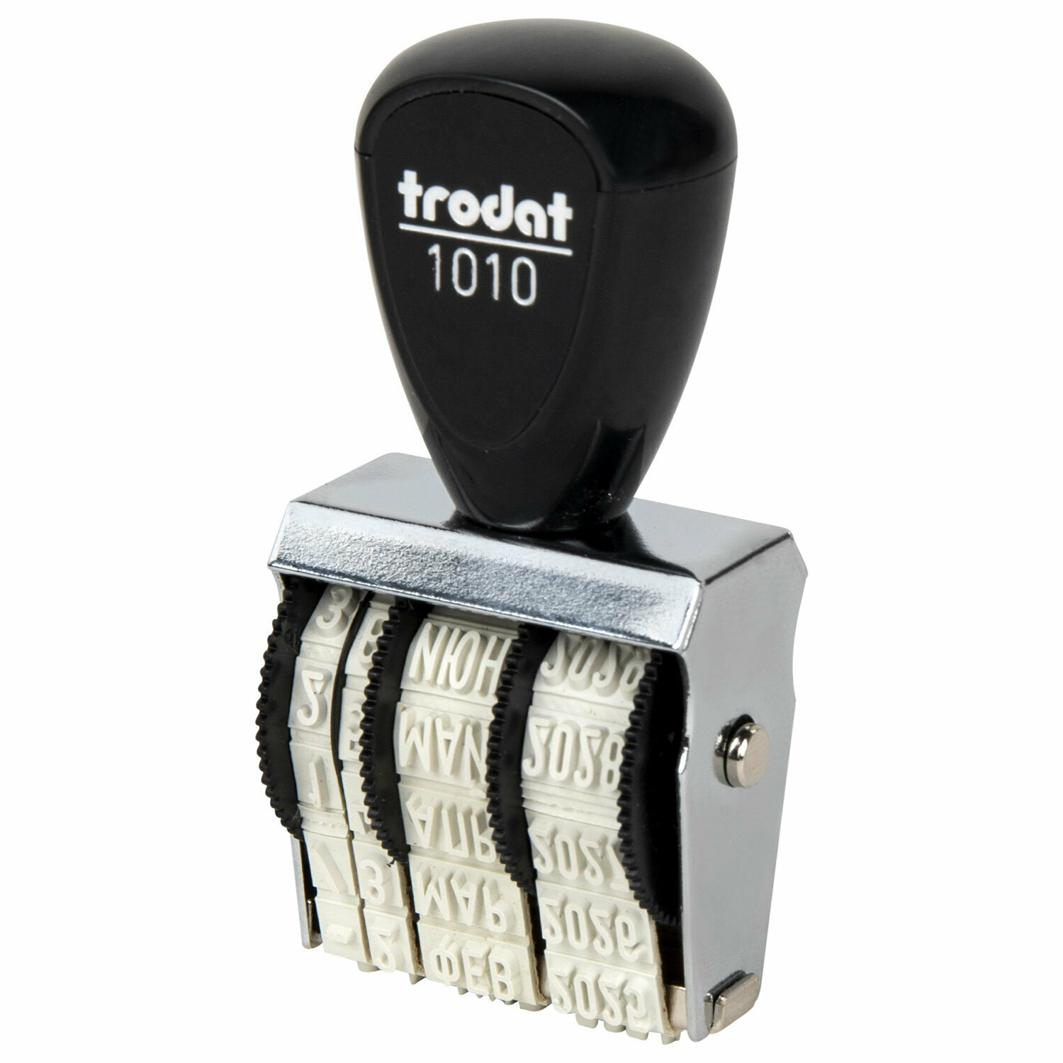 Упаковка 2 шт. Датер ручной ленточный, оттиск 25х4 мм, месяц буквами, TRODAT 1010, 78471