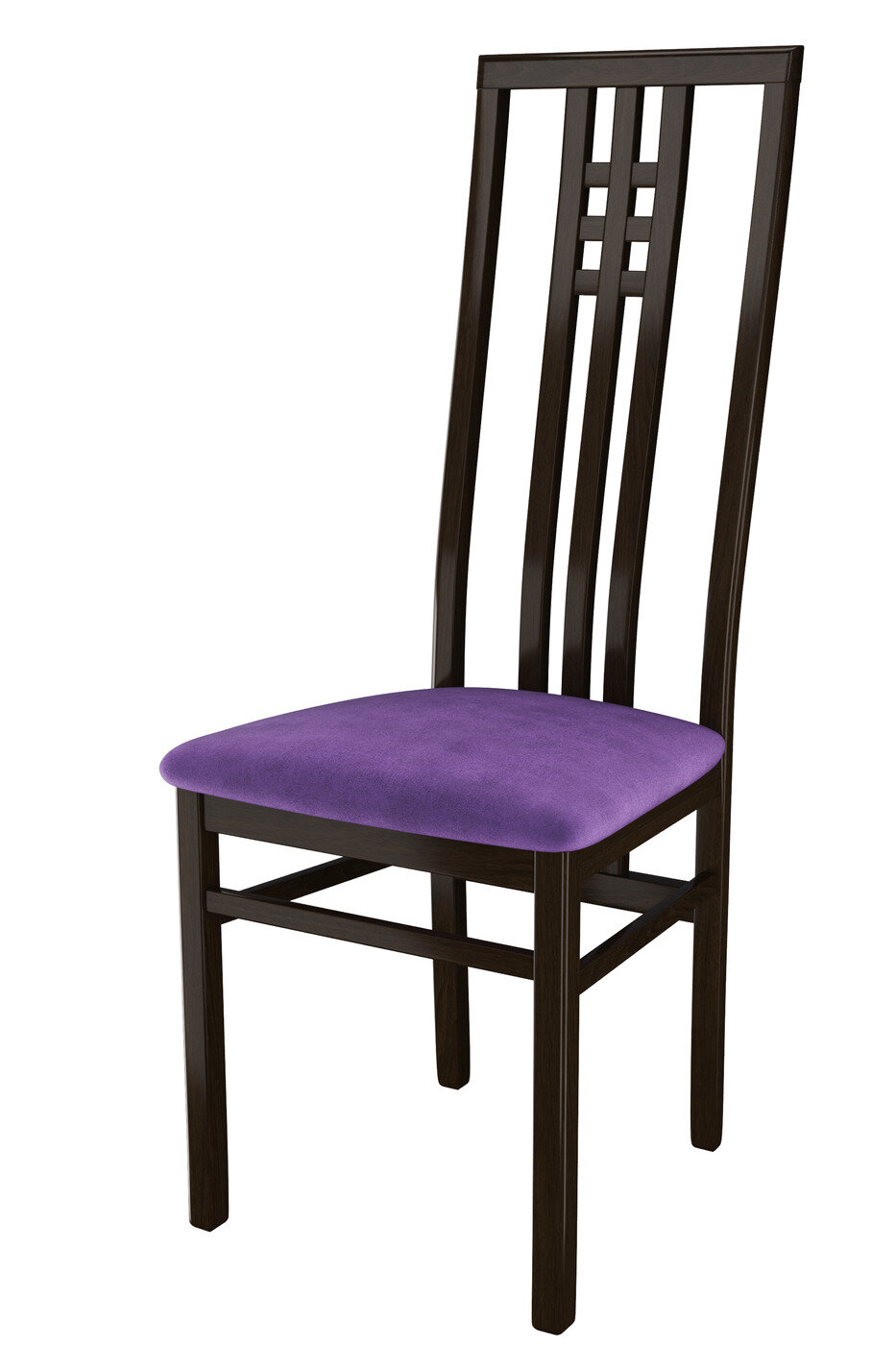 Стул Скала для кухни деревянный высокий со спинкой, с мягкой сидушкой, кухонный, стулья с мягким сиденьем, мебель минимализм, модерн