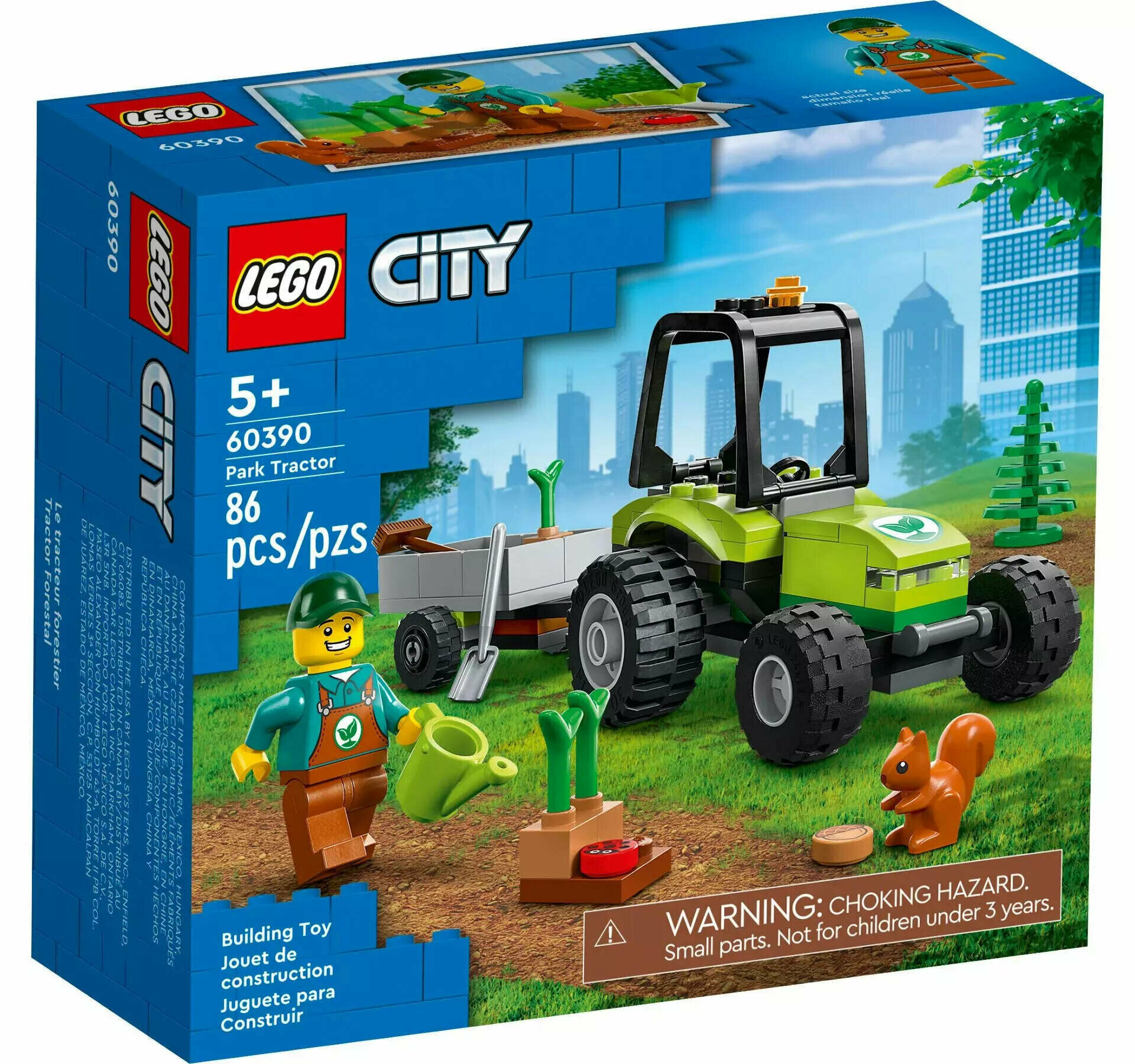 Конструктор LEGO CITY 60390 Парковый трактор