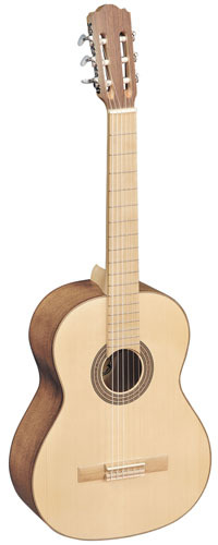 Classical guitar Hora SS300 - Classical guitar with matte finish, spruce top and laminated walnut body.