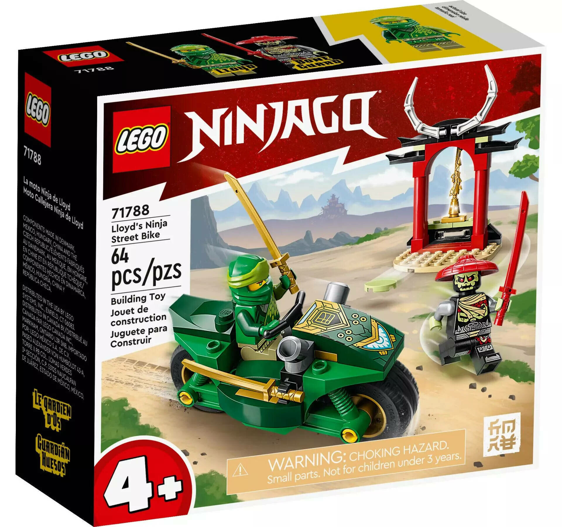 Конструктор LEGO Ninjago 71788 Уличный велосипед ниндзя Ллойда