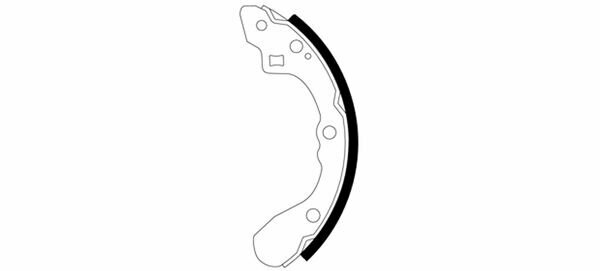 Колодки тормозные барабанные зад Nisshinbo NS5004