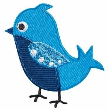 Аппликация "Синяя птица" 6х7 см PRYM 924211