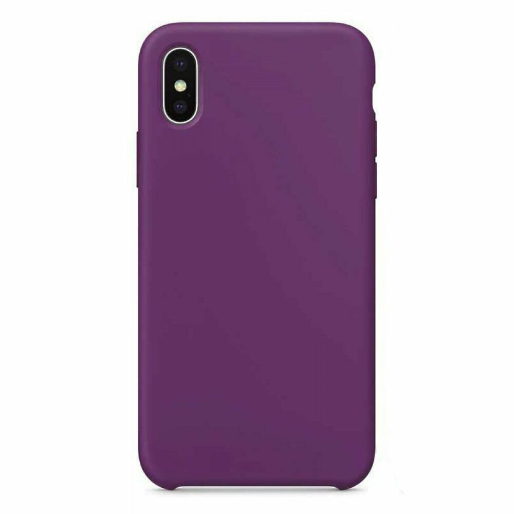 Чехол для iPhone XR, G-Net Silicon Case, фиолетовый