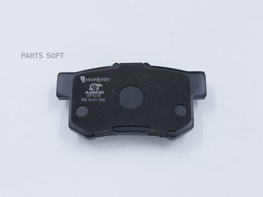BP4238 AKNUK Колодки тормозные дисковые задние AKNUK HONDA ACCORD VIII (CU), 06/08 -/ CR-V IV (RM), 01/12 -/ BP42