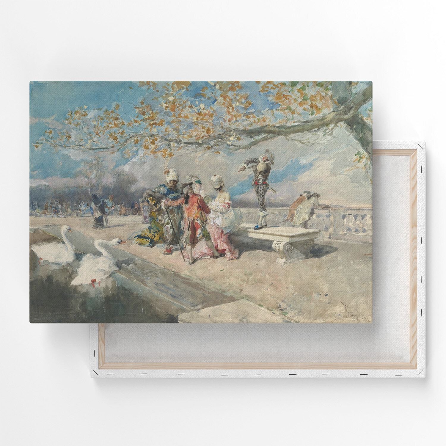 Картина на холсте, репродукция / Мариано Фортуни - Masquerade / Размер 30 x 40 см