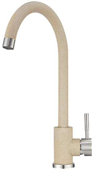 Смеситель для кухни Granula ST-4031, бежевый
