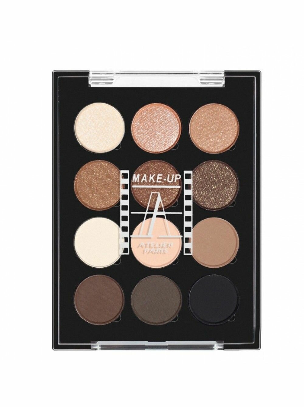Тени в палитре из 12 цветов Make-up Atelier Paris (MKATL) - P12C/ESN