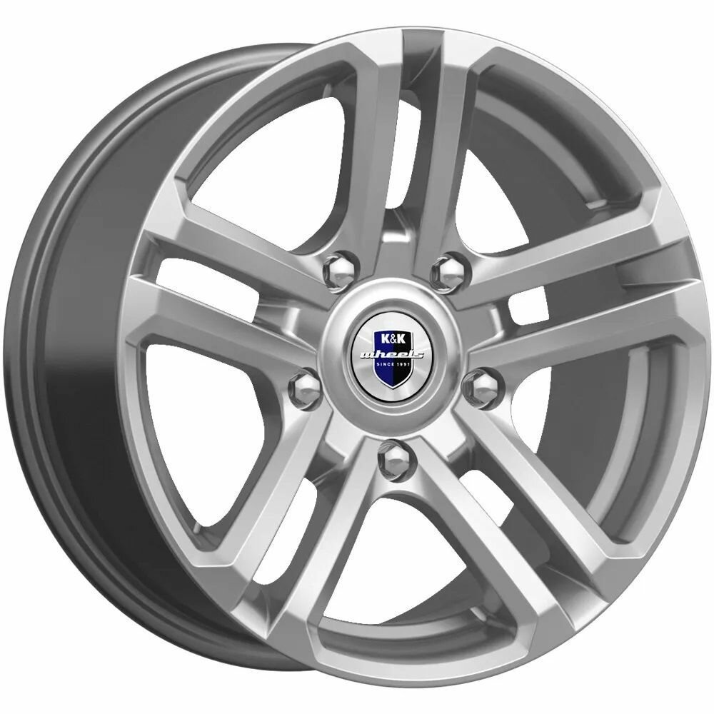 Диск колёсный Палладика (КС591М-03) 7x16 ЕТ 5 5x139,7 110.1 Дарк платинум, арт.77595