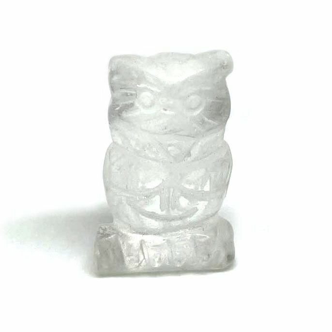 Филин K-max символ защиты, потаенных знаний, достатка и удачи горный хрусталь Sr-Fil-03