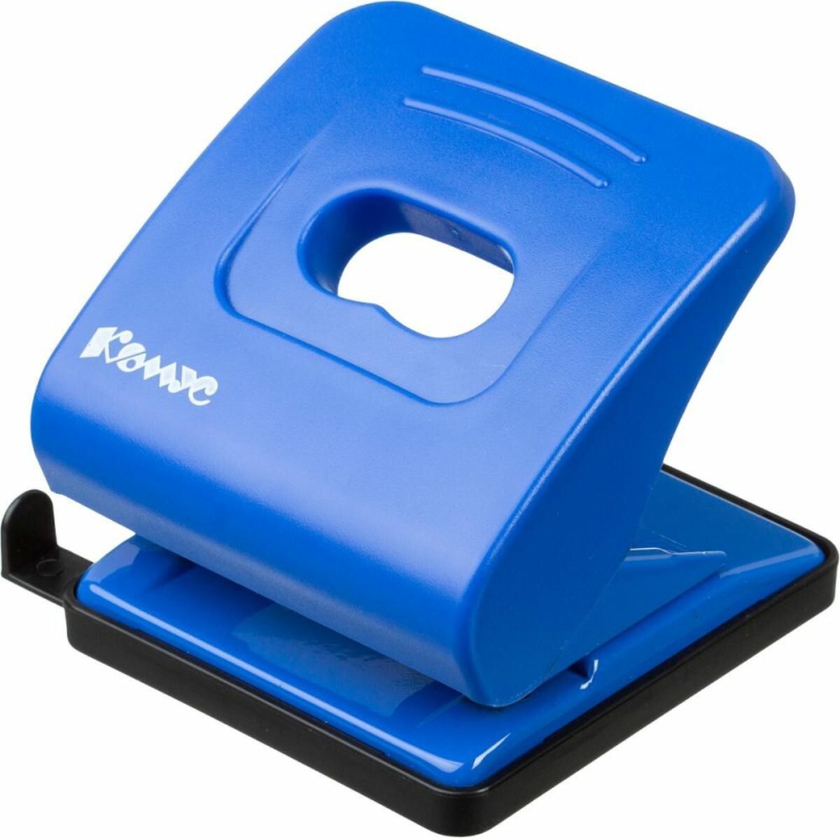 Дырокол Комус Prima 6345, до 30 листов, синий (390558), 48шт.