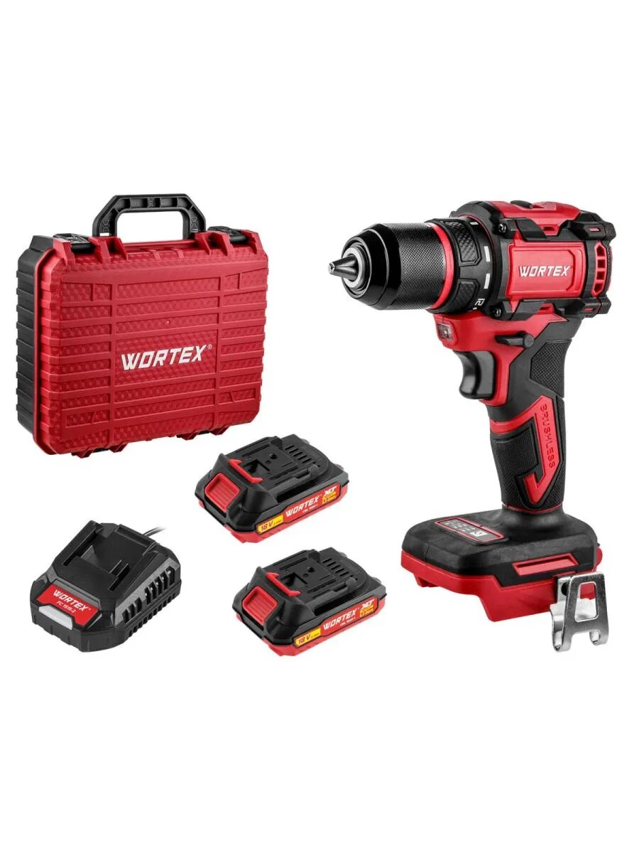 WORTEX Дрель-шуруповерт аккумуляторная BD 2025 DLi 50 Нм 1329838