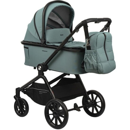 Коляска 3 в 1 Indigo SOLAR зеленый