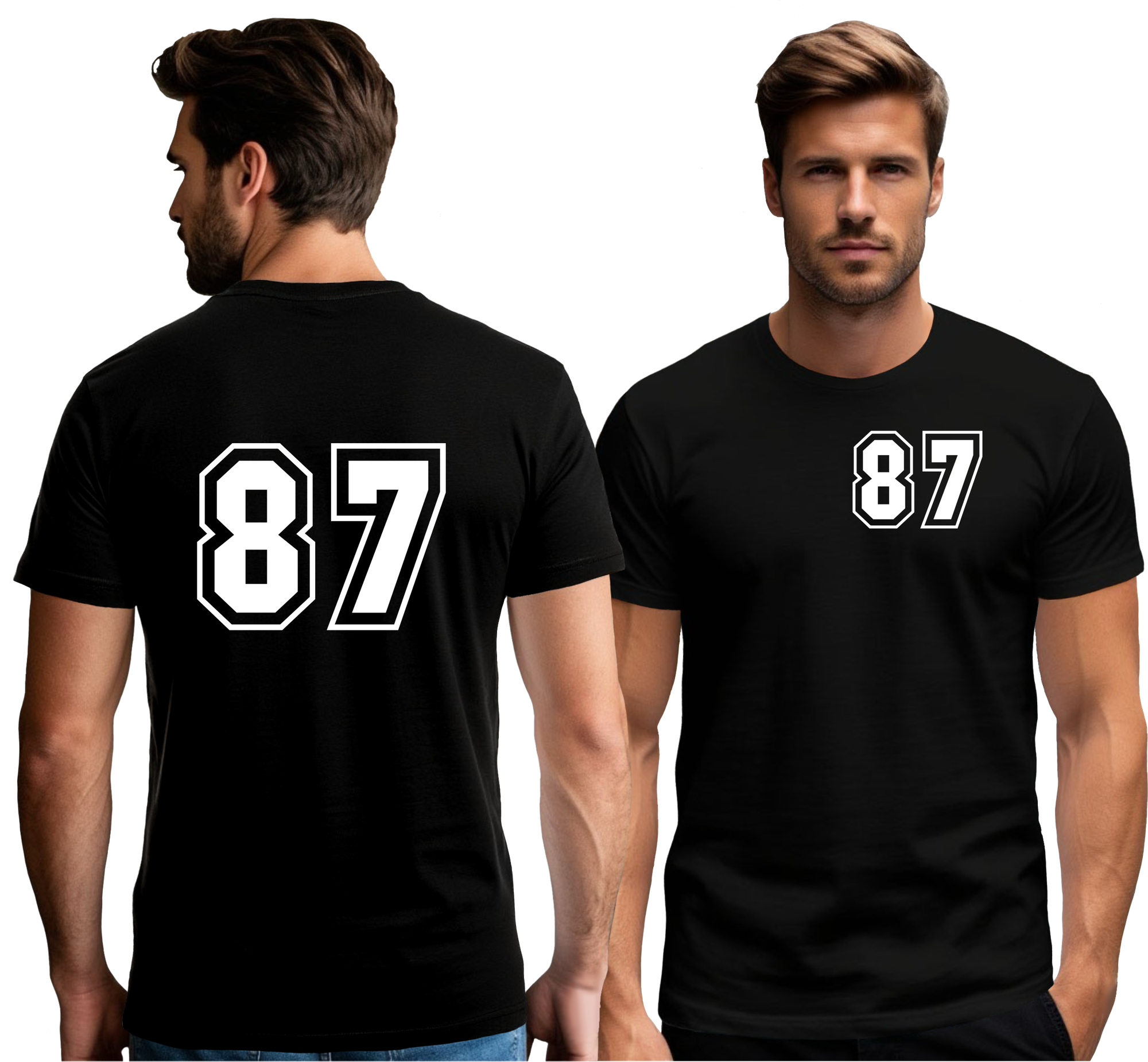 Футболка с номером 87