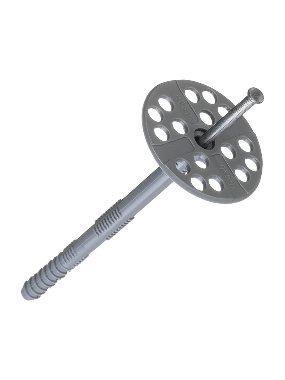 Дюбель для теплоизоляции 10х140 мм металлический гвоздь (250 шт.)