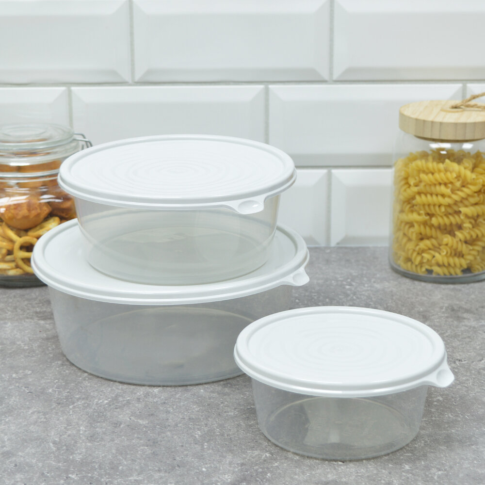 Комплект контейнеров 3шт (0.5л, 1л, 1.7л) "Сальваре"