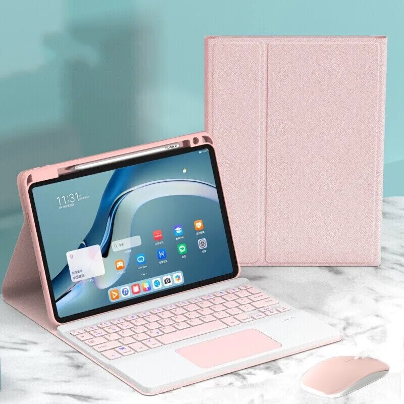 Для Xiaomi Poco Pad 12,1 дюйма 2024 6S Pro 12,4 6 11 5 Pro для Redmi Pad Pro 12,1 SE 11 Трекпад Чехол с магнитной клавиатурой и мышью