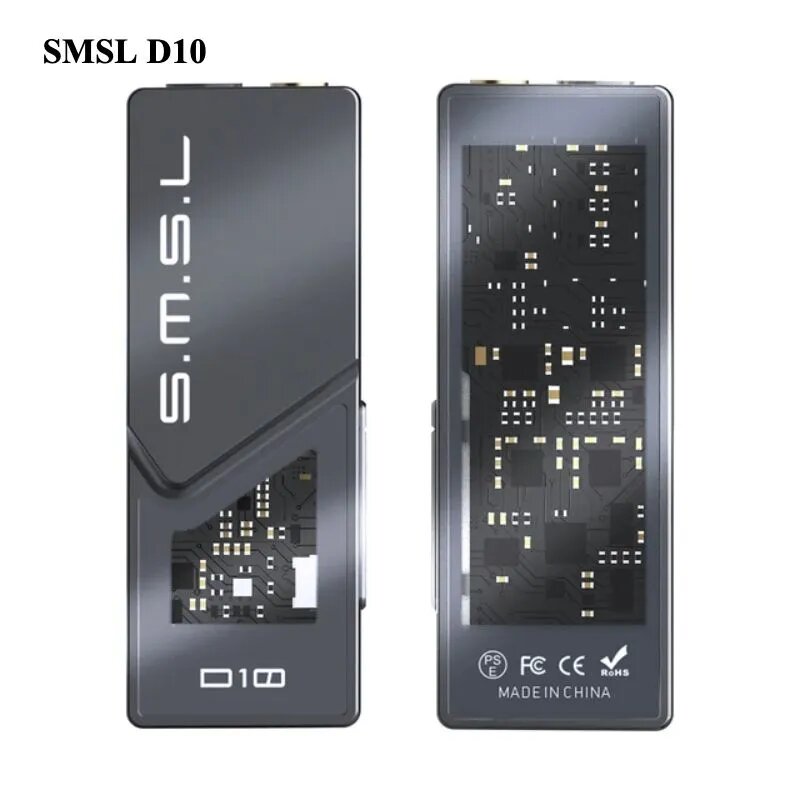 SMSL D10 Портативный Usb сбалансированный ЦАП цифровой музыкальный аудио усилитель для наушников