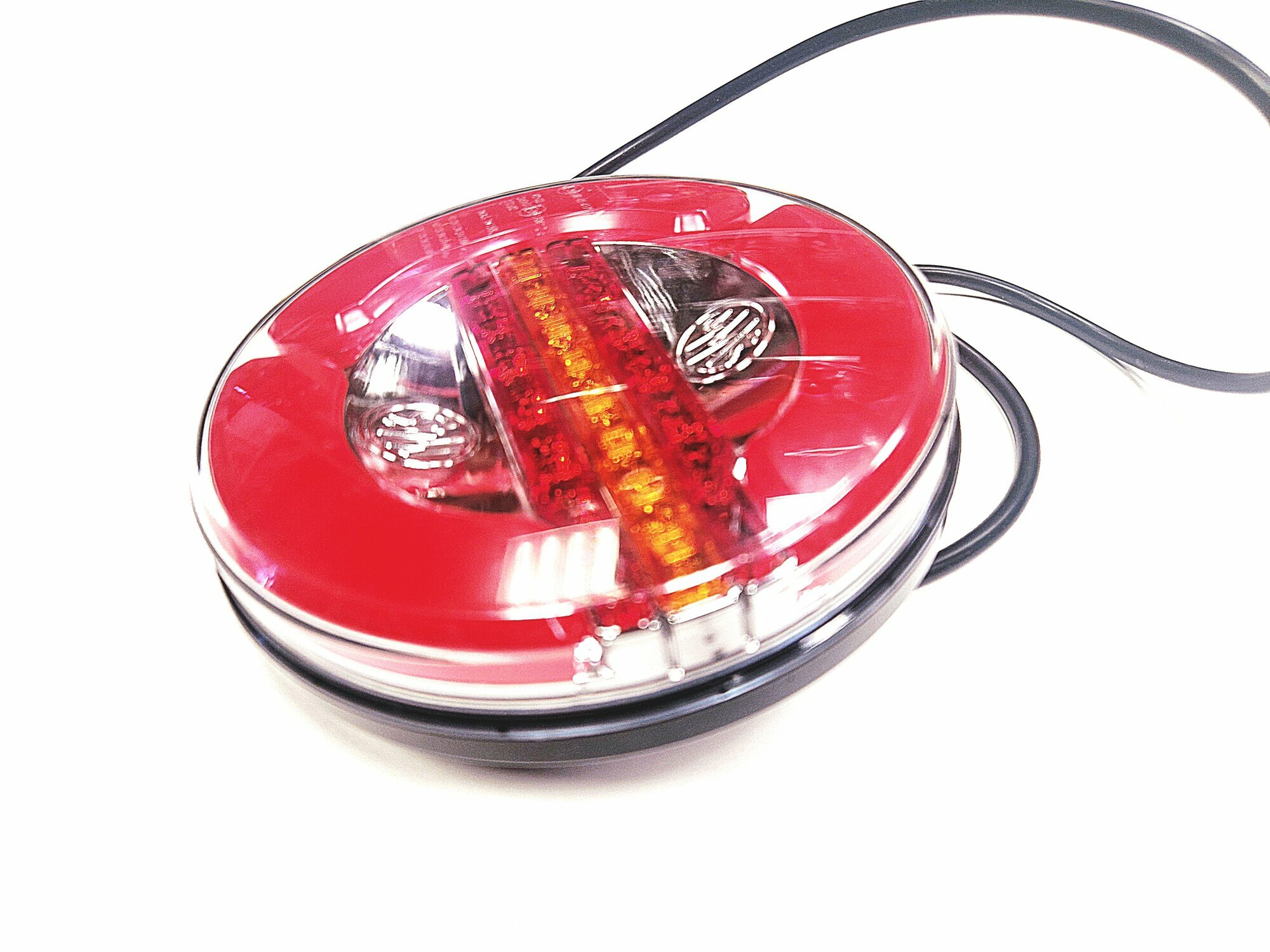 Польский светодиодный задний фонарь WAS 1128, 12/24 V, 3 Функции: неоновый габарит, стоп сигнал, сигнал поворота, провод 2 м