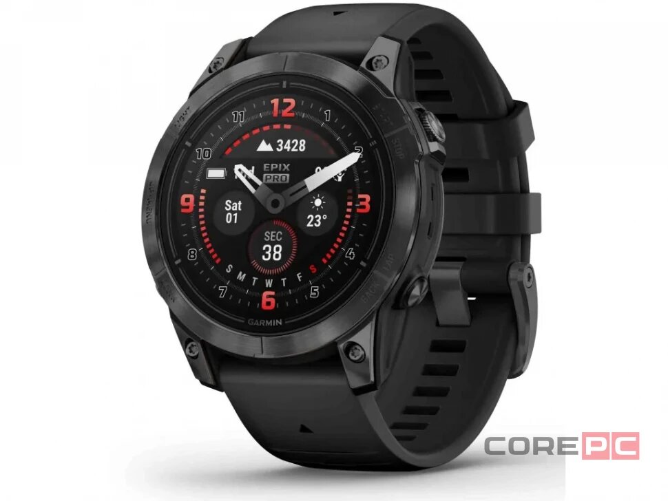 Смарт-часы Garmin Epix Pro Gen 2 Sapphire Carbon Gray 47mm (010-02803-11)