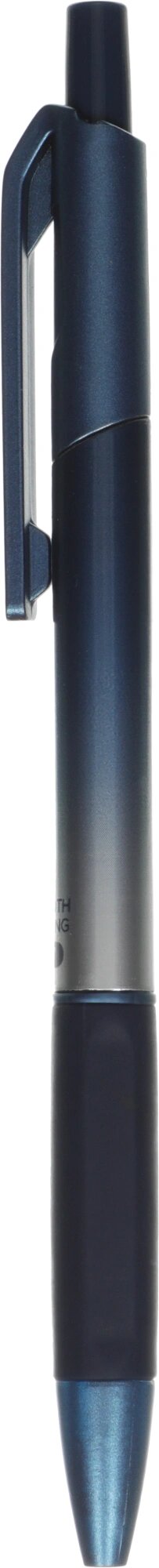 Ручка шариков. автоматическая Deli X-tream EQ11-BL синий мет./синий d=0.7мм син. черн. резин. манжет