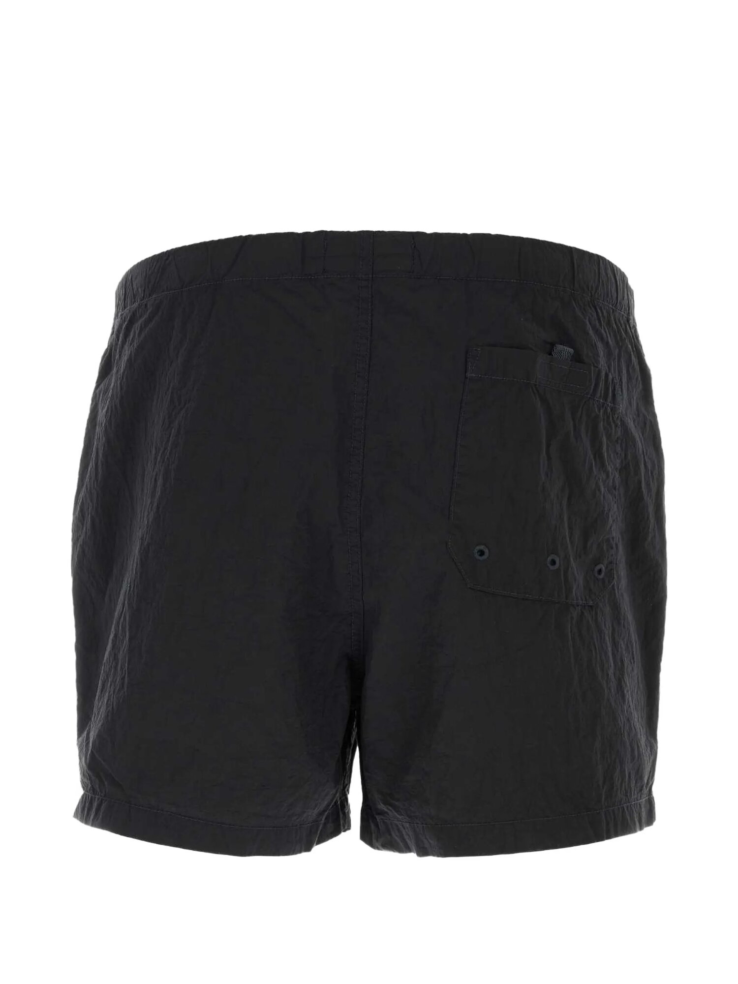 Шорты для плавания Stone Island Logo-patch drawstring swim shorts, размер S, черный — фото 1