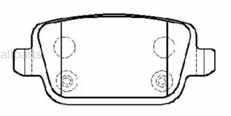 HSB HP9971 Колодки тормозные дисковые задн FORD: GALAXY 06-, MONDEO 06-, S-MAX 06- \ LAND ROVER: FEELANDER 2 07-, VOLVO: S80 06-, V70 08-