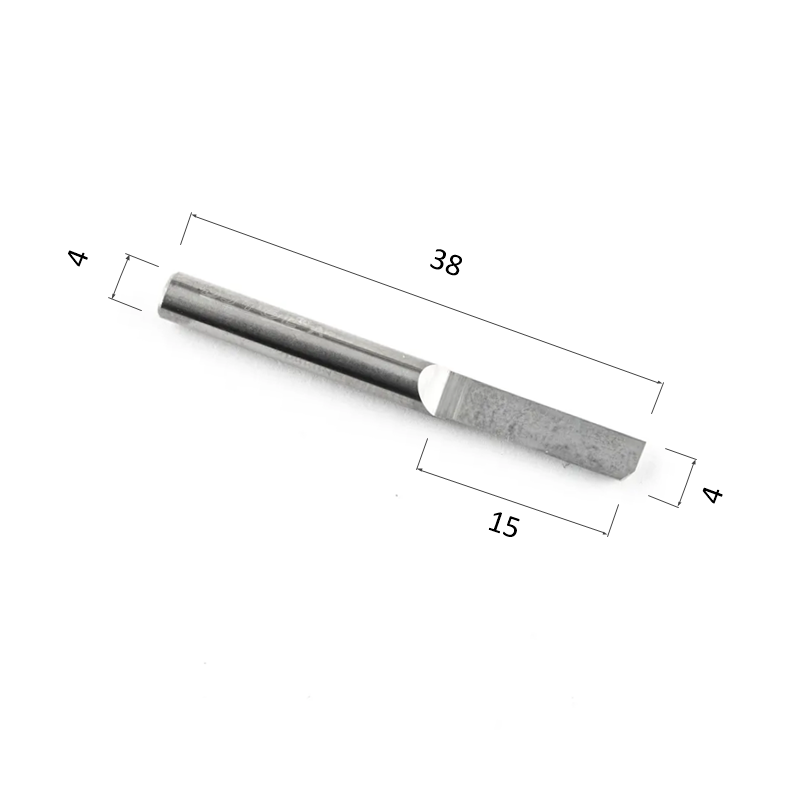 Гравер DJTOL AOZX4.15 прямой половинный (по дереву, композиту (АКП), пластику)