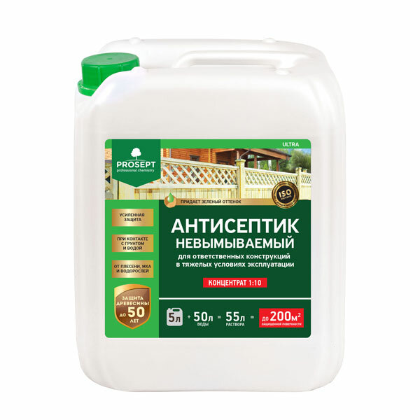 Антисептики для Древесины Prosept Ultra 5л 008-5 / Просепт.