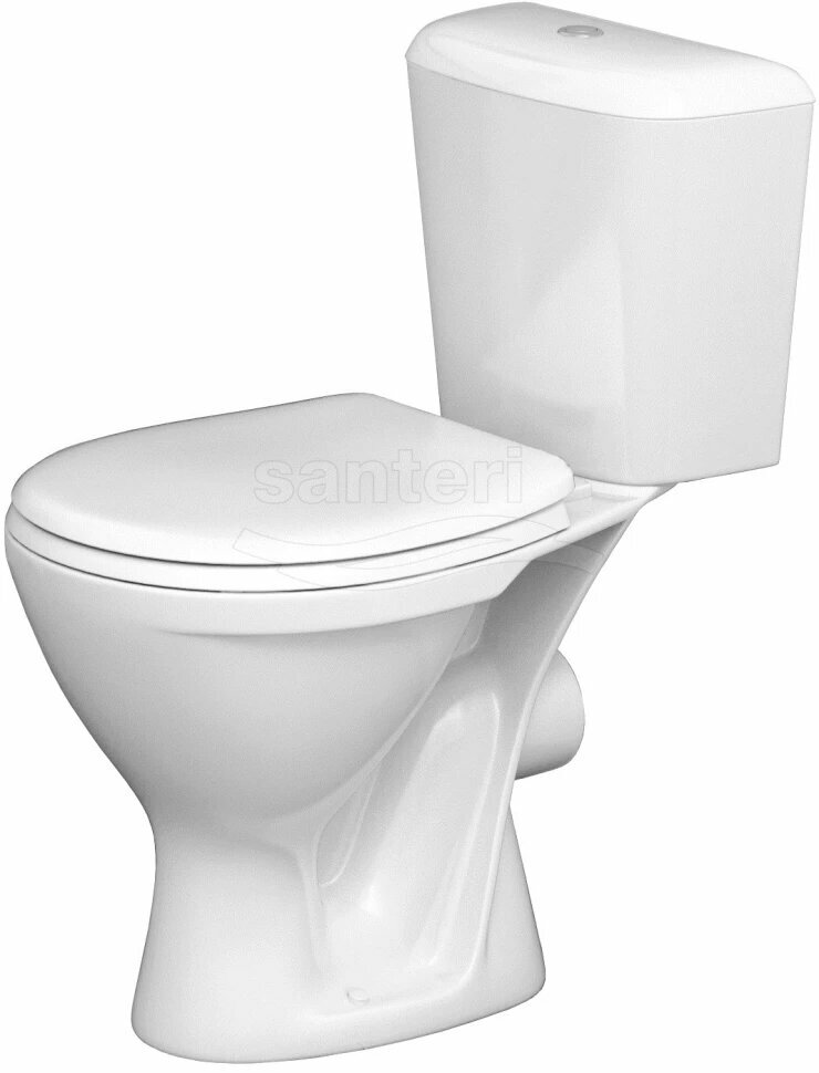 Унитаз-компакт Santeri Pro 1. P215.5. S00.00B. F (4640009670727) с сиденьем, белый