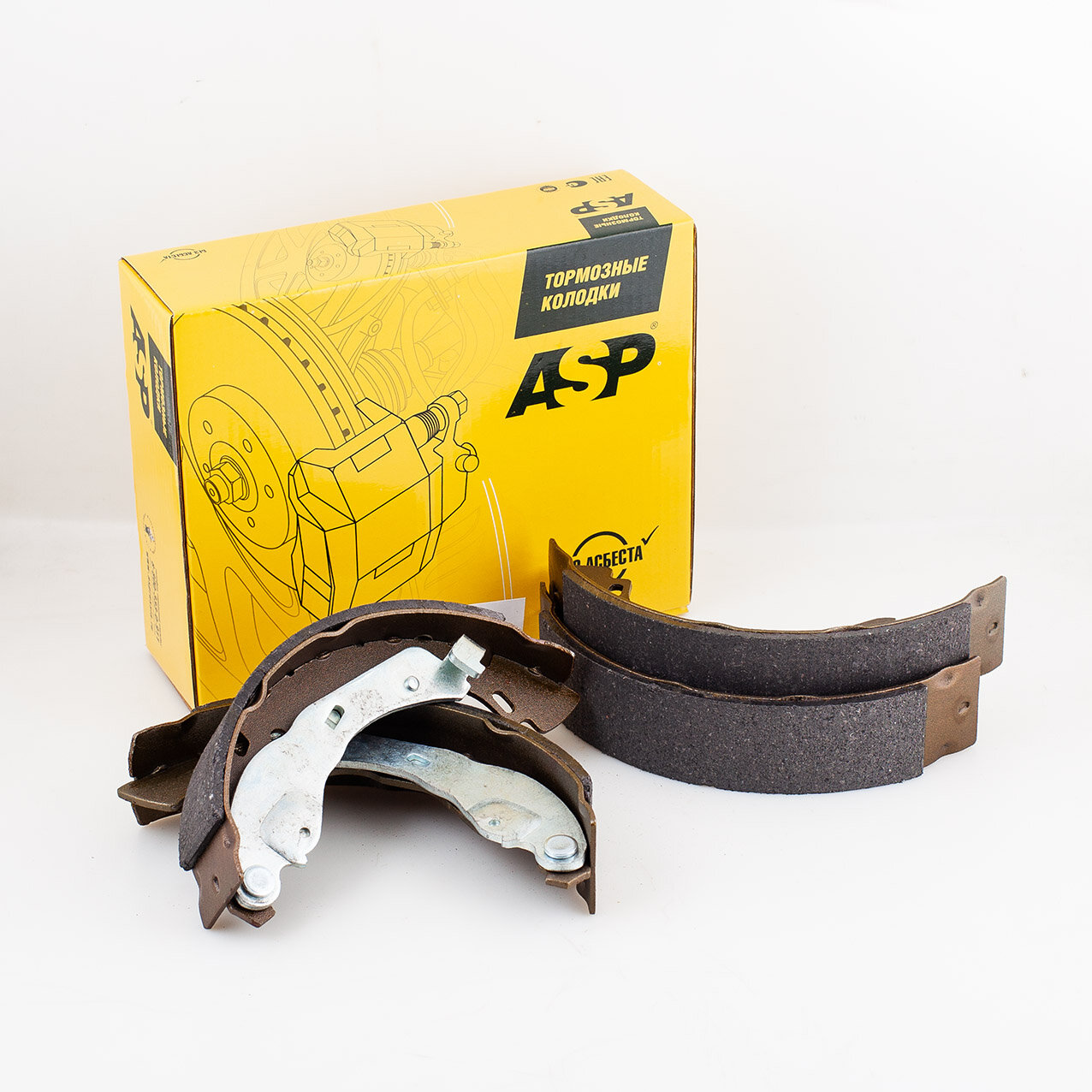 Тормозные колодки ASP MENSAN K270108 для разных моделей автомобилей, задние