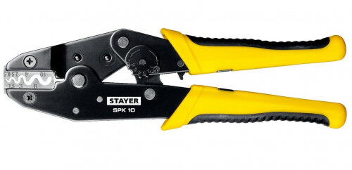 Пресс-клещи Stayer SPK-10 для медных наконечников и гильз 0.5 - 10 мм. кв, Professional, 45440