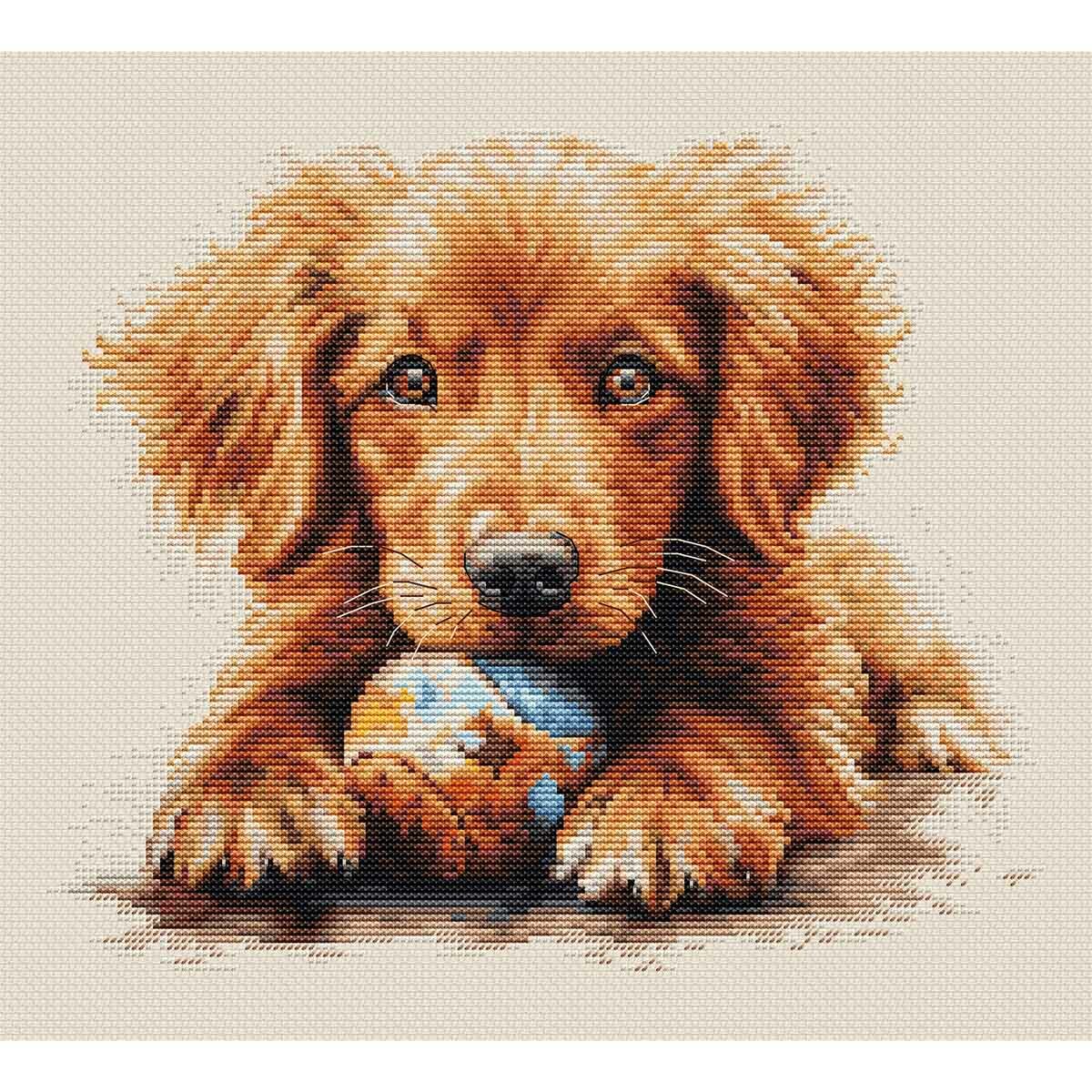 Набор для вышивания крестиком 'Время игры', 22*19 см, Luca-S