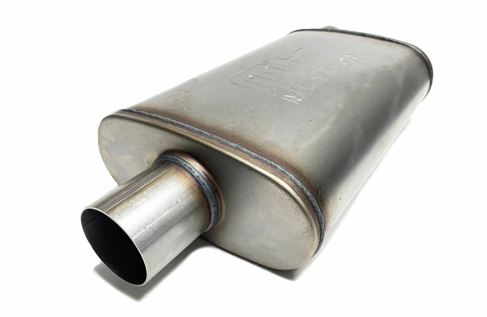 Глушитель Magnaflow style, Ф 63 мм, длина 360 мм, со смещением ver. 2, прямоточный