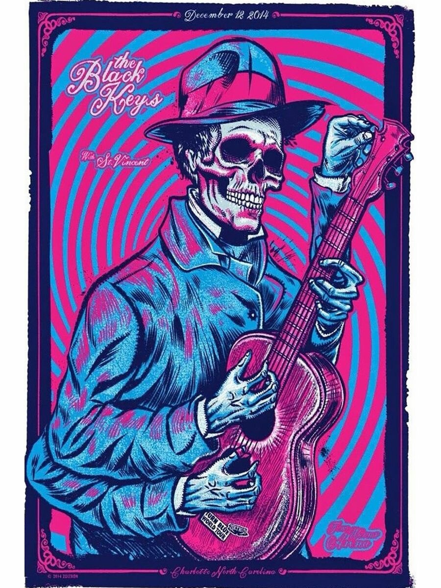 Постер "Музыкальный скелет"