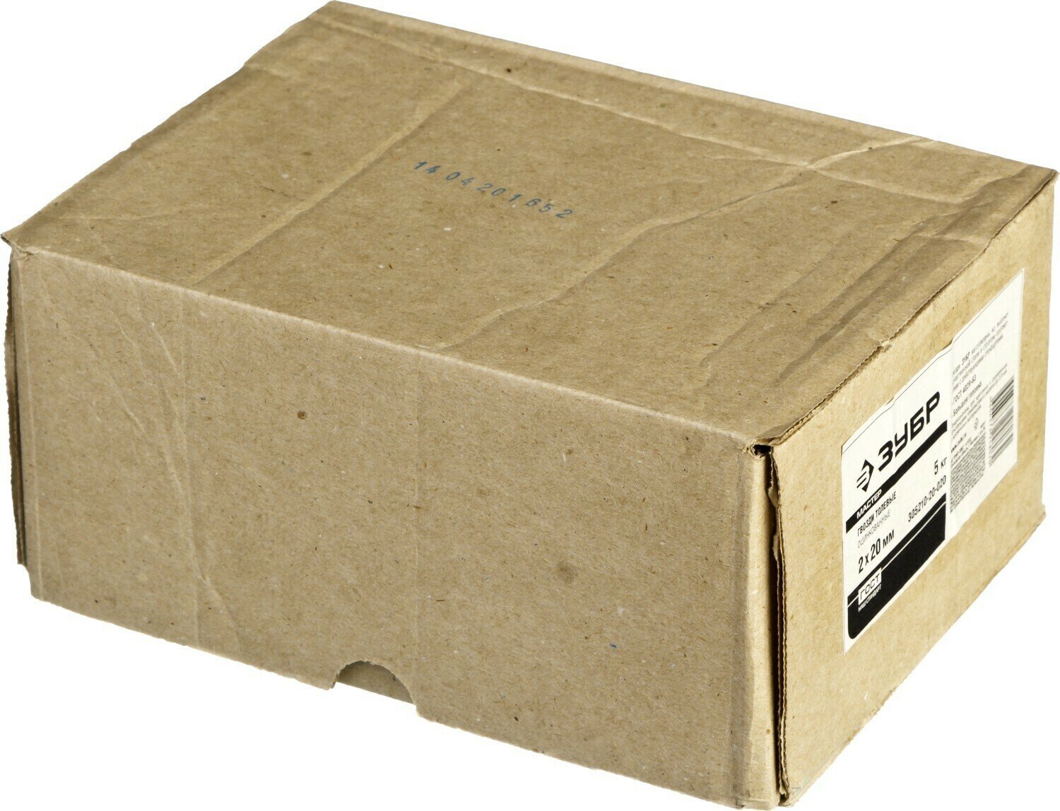 ЗУБР ГОСТ 4029-63, 20 x 2 мм, цинк, 5 кг, толевые гвозди (305210-20-020)