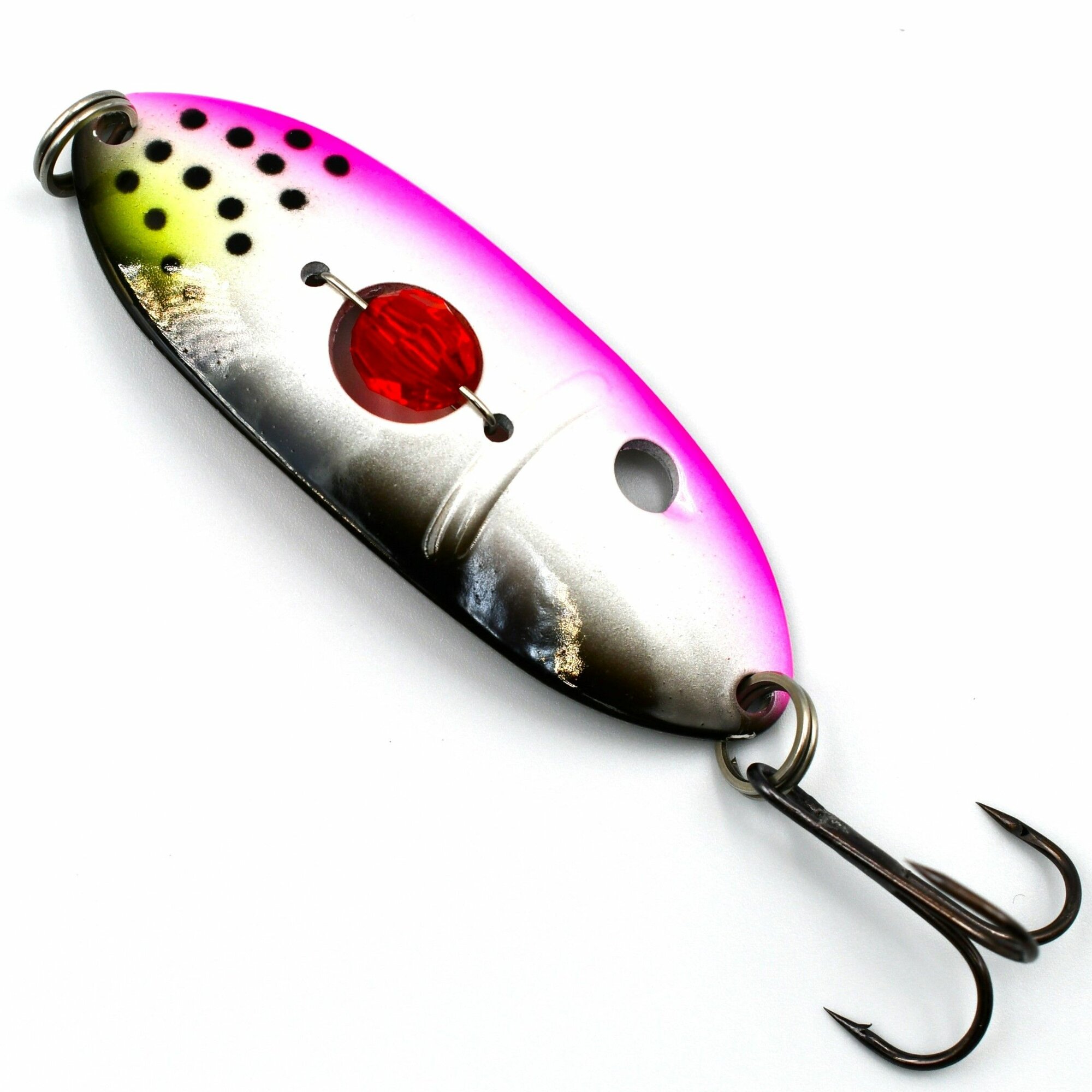 Блесна для рыбалки Kuusamo Monni Helmi 60мм колеблющаяся на окуня, судака, щуку, жереха, форель, сазана, саргана, лосося