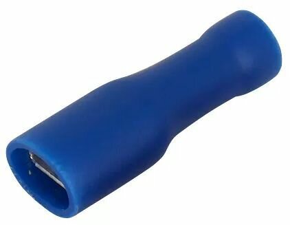 Клемма мама изолированная для провода сечением 1,5-2,5мм2 6,3х0,8мм синяя арт. 44047S Sorrex OY 100 штук