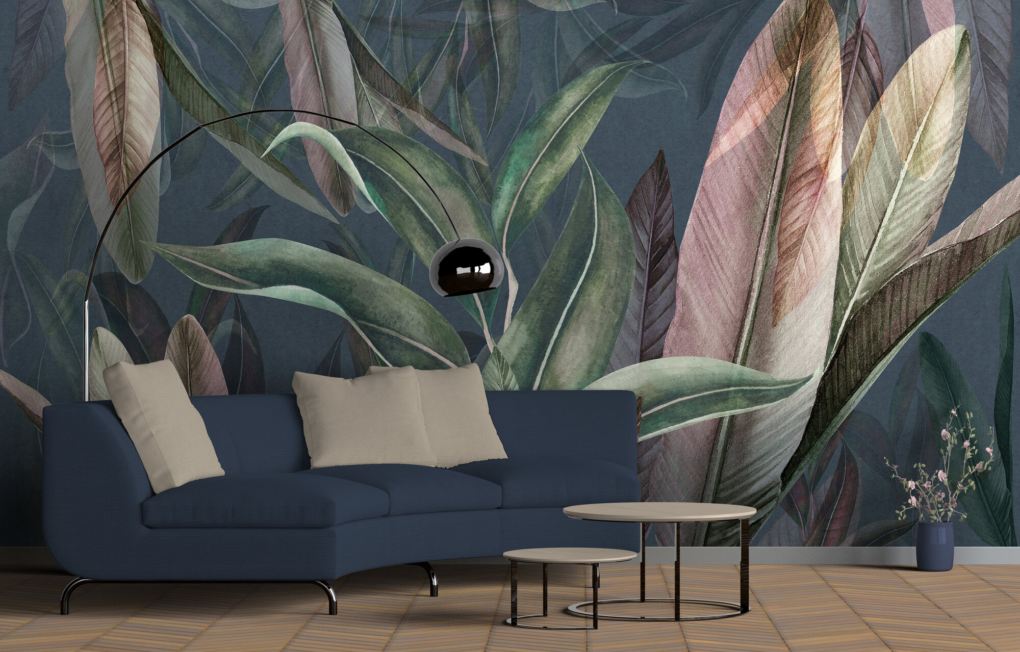 500*270см обои для дома экзотические, фактура крошка, плотность 230 г/м2