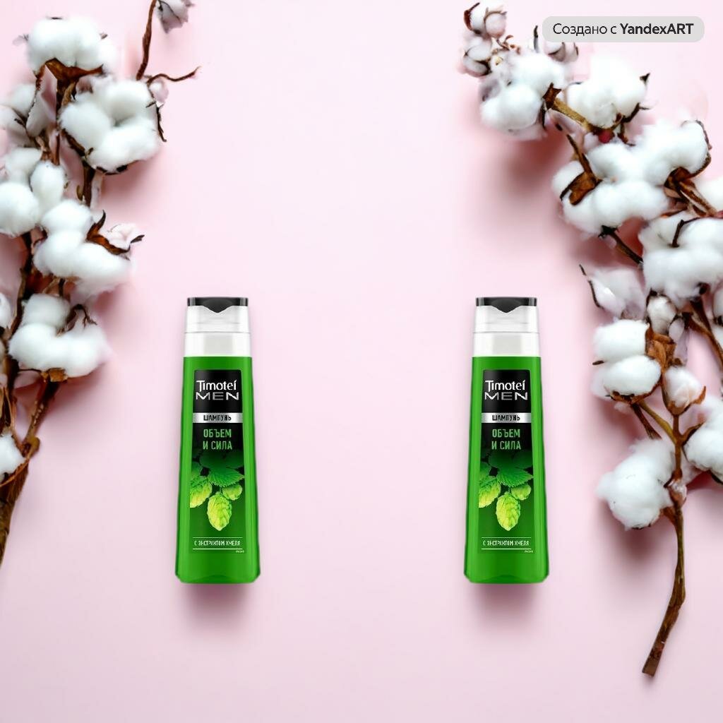 Timotei шампунь Мужской Объем и сила 385мл, 2уп.