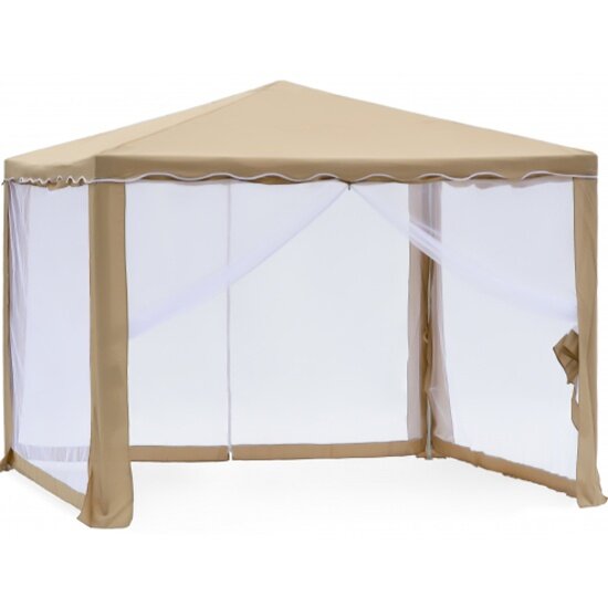 Тент садовый Green Glade с москитной сеткой 9 кв. м бежевый 1040