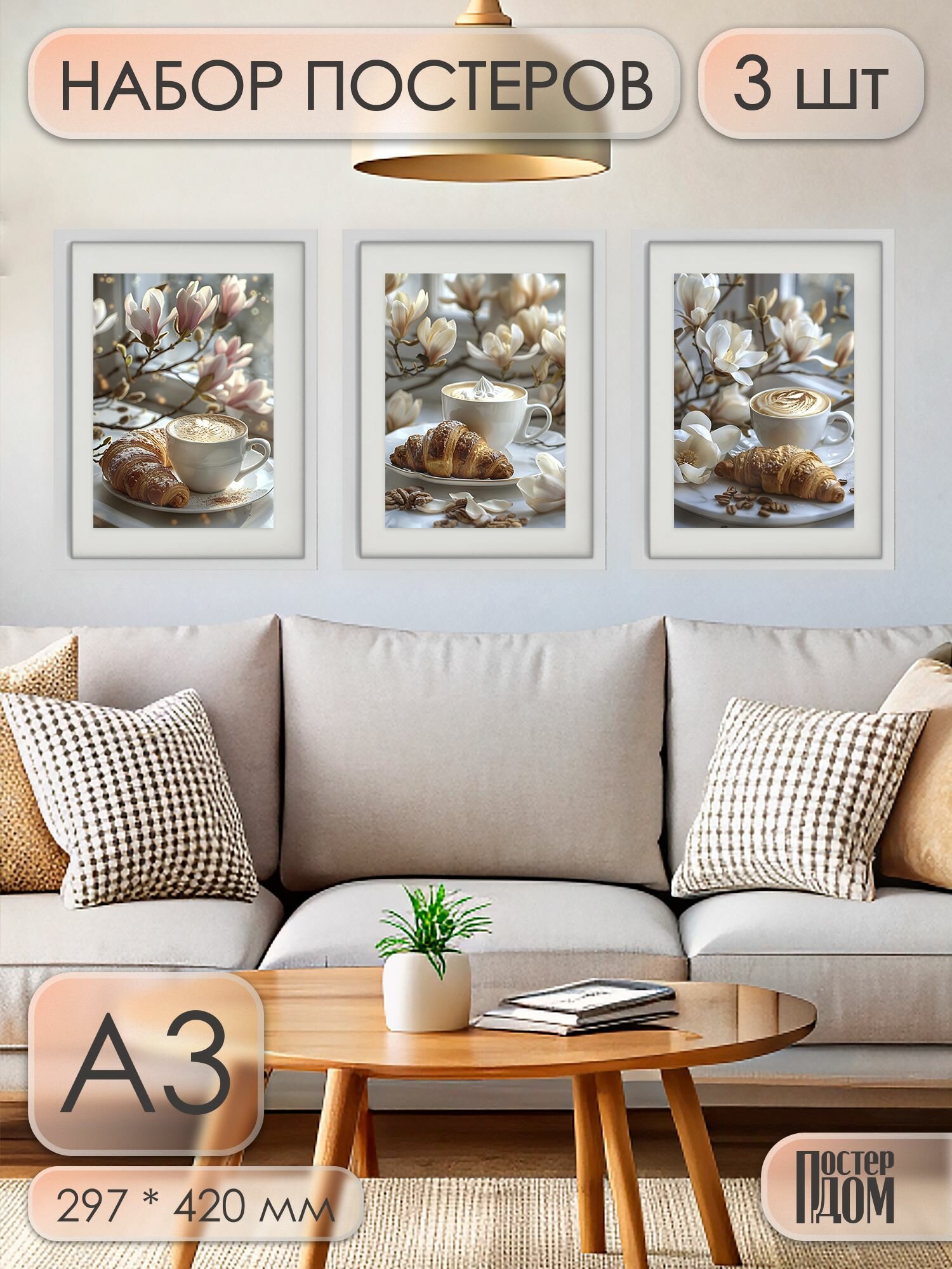 Постеры интерьерные на стену в кухню эстетика