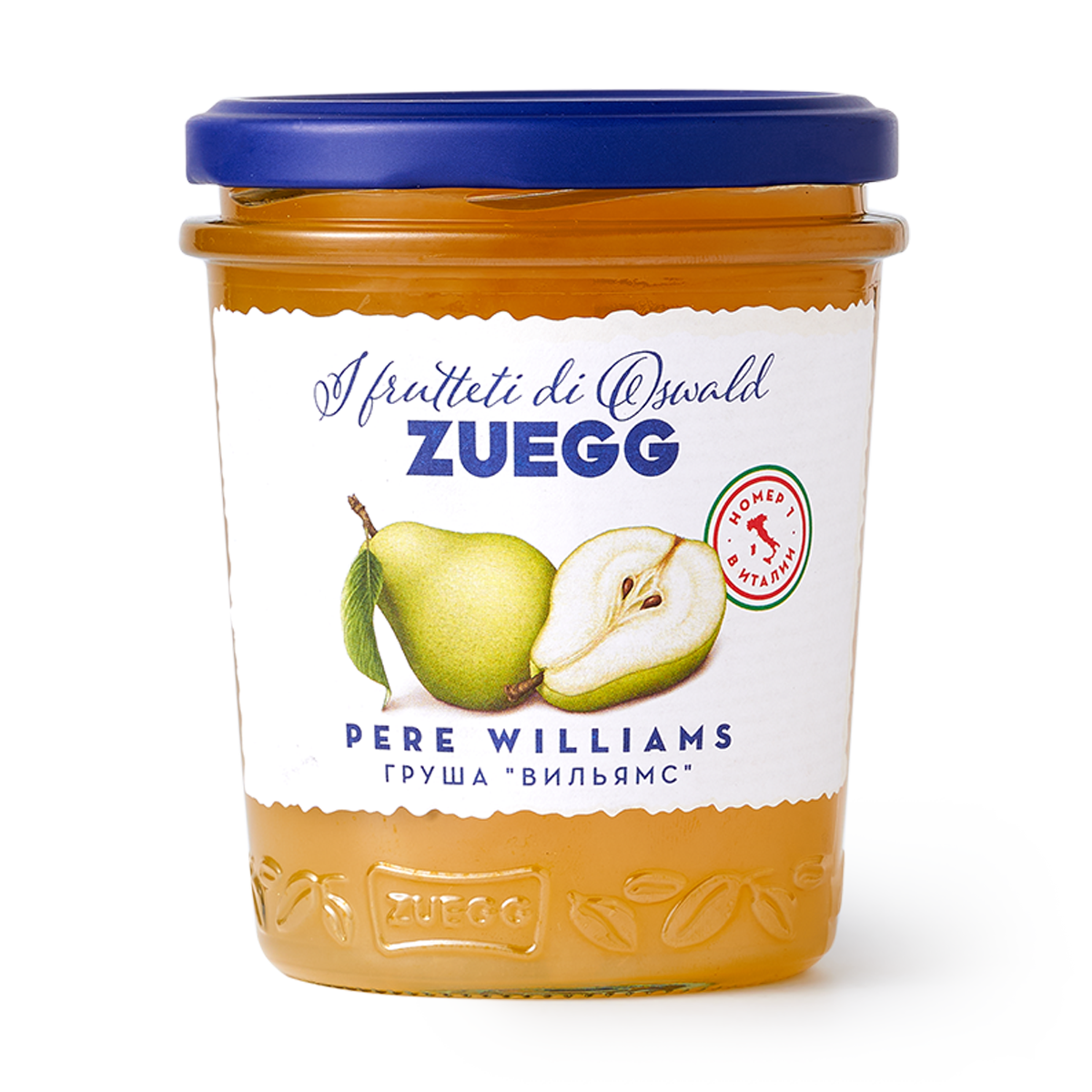 Конфитюр Zuegg "Груша Вильямс", без искусственных добавок, в банке, 320 г