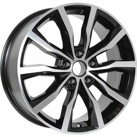 Колесный литой диск КиК Портер R18x7.5 5x114.3 ET35 CB67.1 Almaz_black