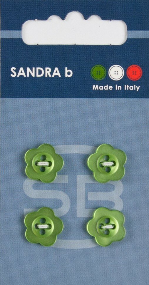 #CARD077 Пуговицы Sandra 4 шт