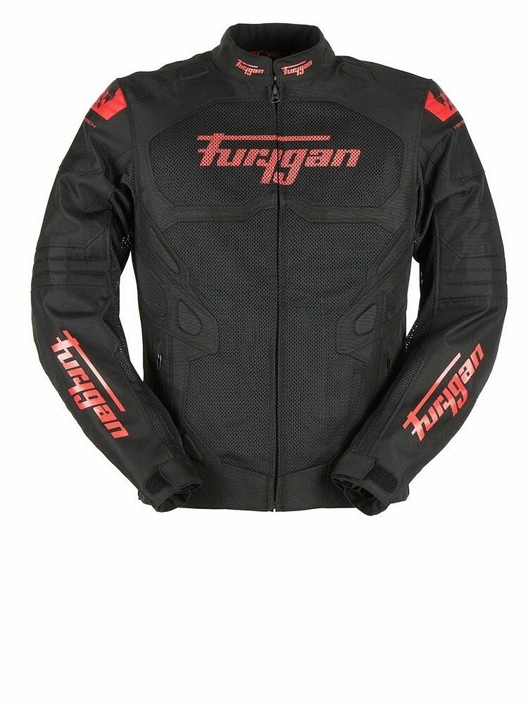 Мотокуртка FURYGAN ATOM VENTED EVO текстиль Черный/Красный S